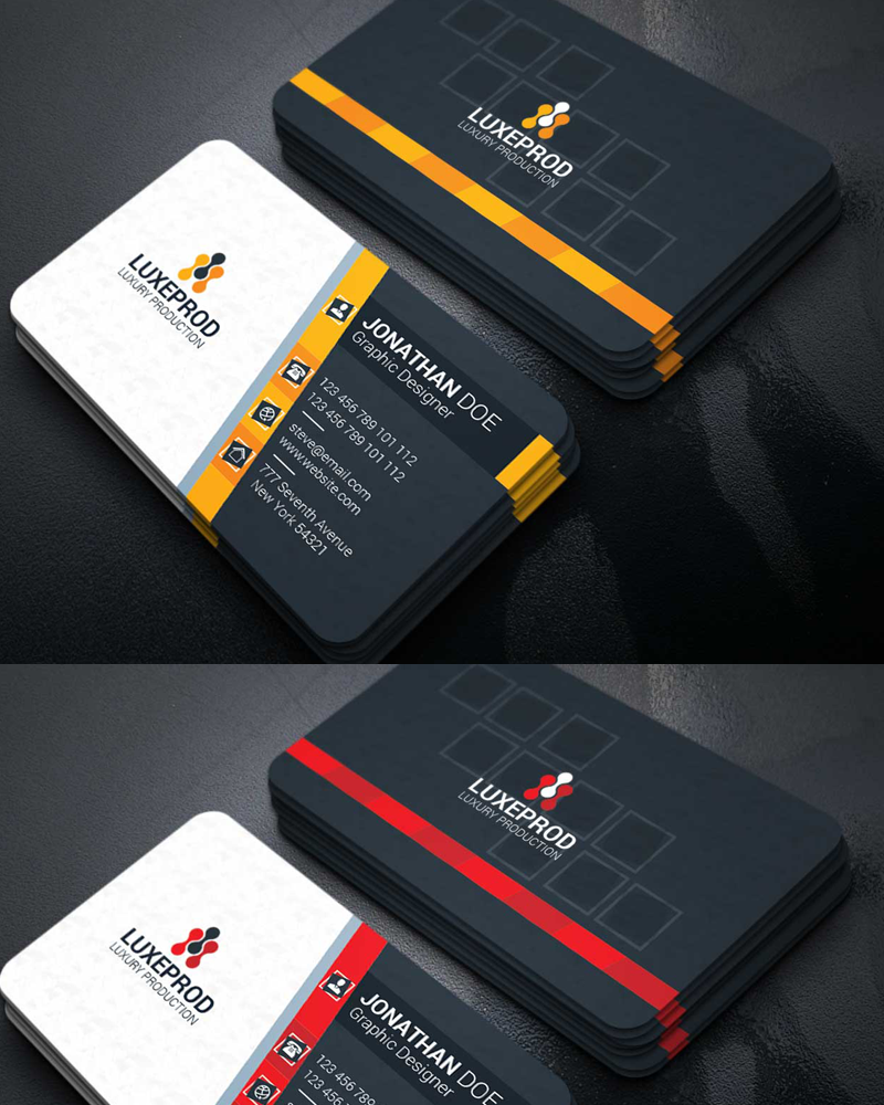 Doe Business Card - Corporate Identity Template