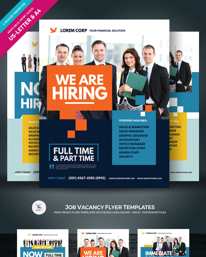 Job Vacancy Flyer - Corporate Identity Template