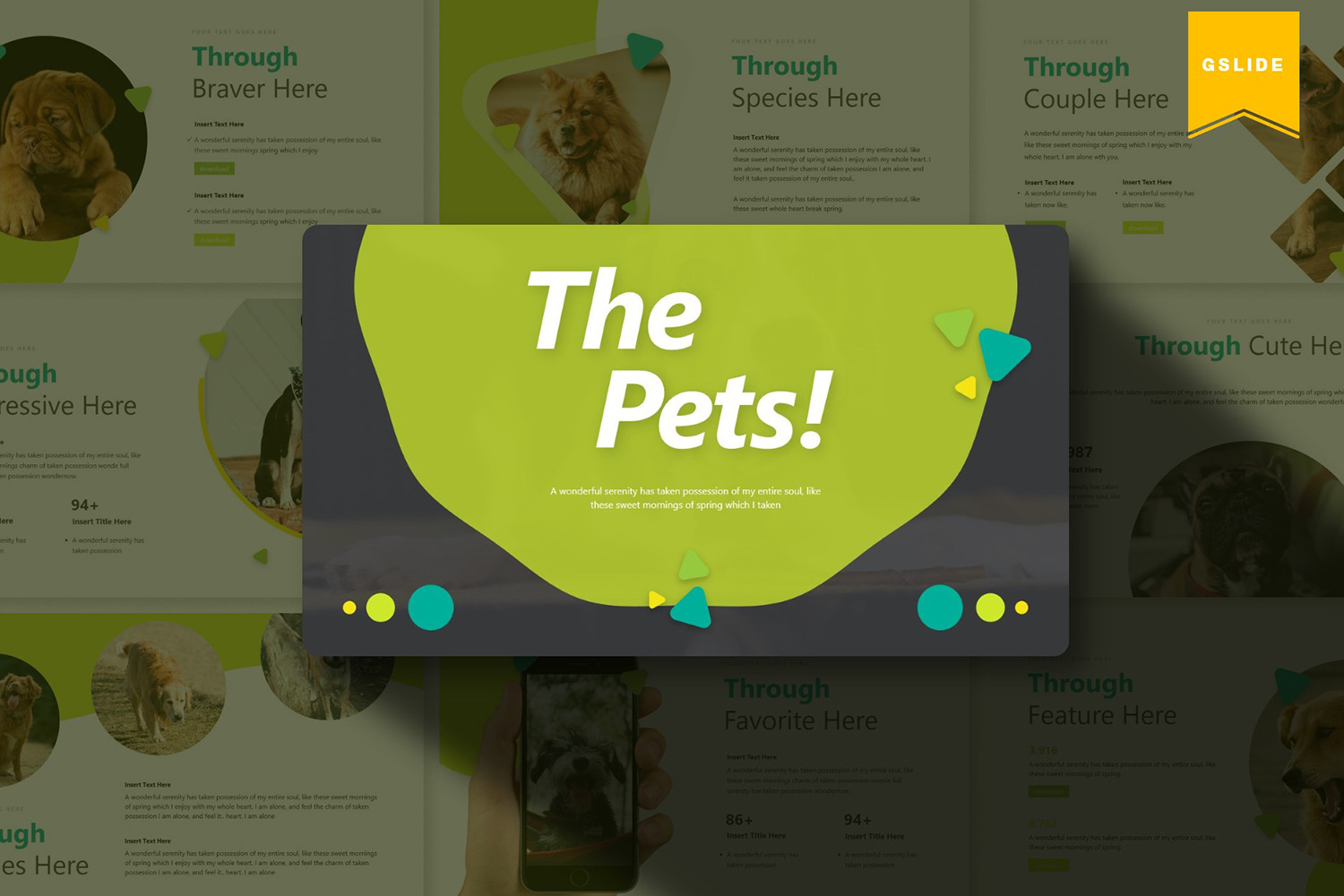 The Pets | Google Slides #84876 - TemplateMonster