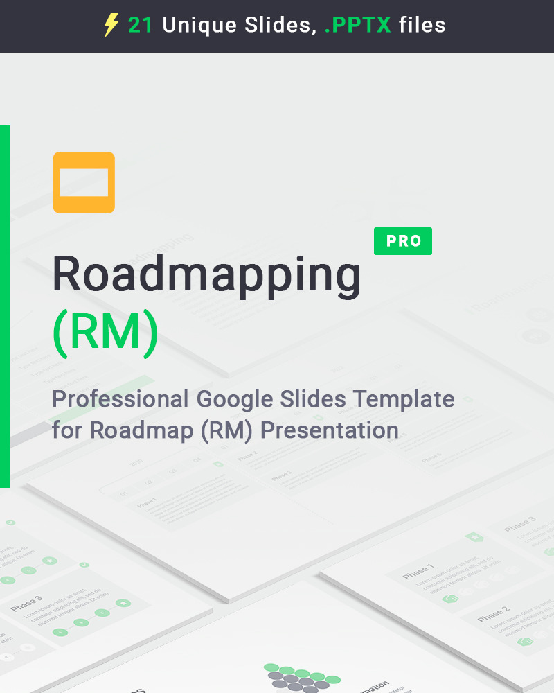 Roadmapping Google Slides #84954 - TemplateMonster