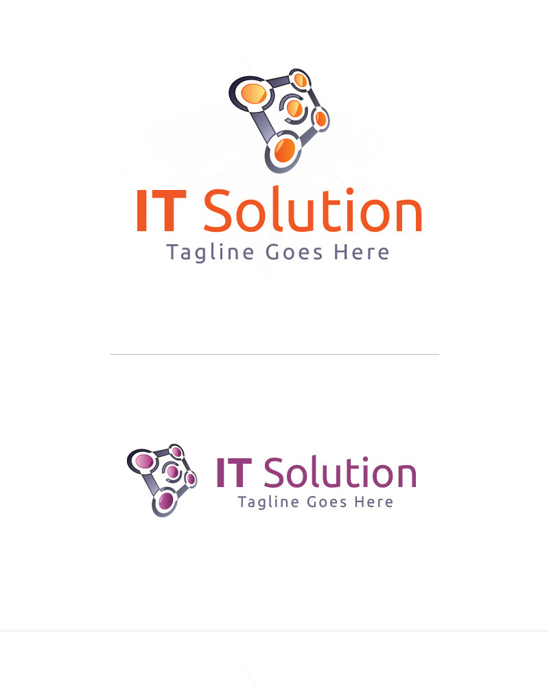 IT Solution Logo Template #85180 - TemplateMonster