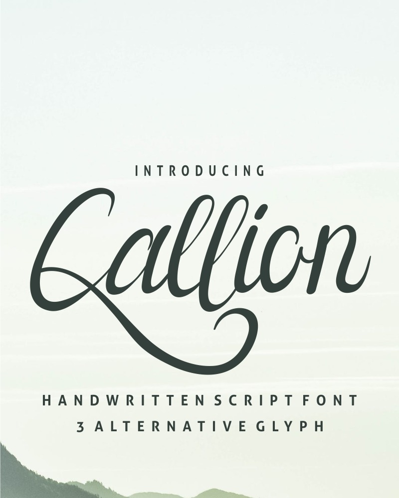 Callion Font #85410 - TemplateMonster