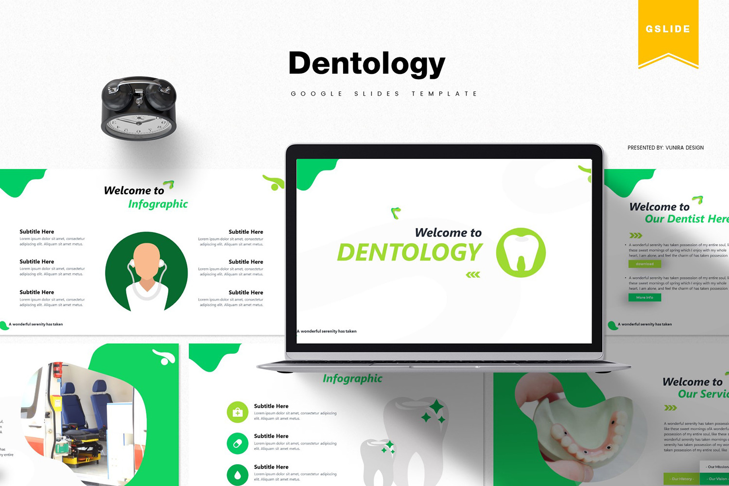 Dentology | Google Slides #85443 - TemplateMonster