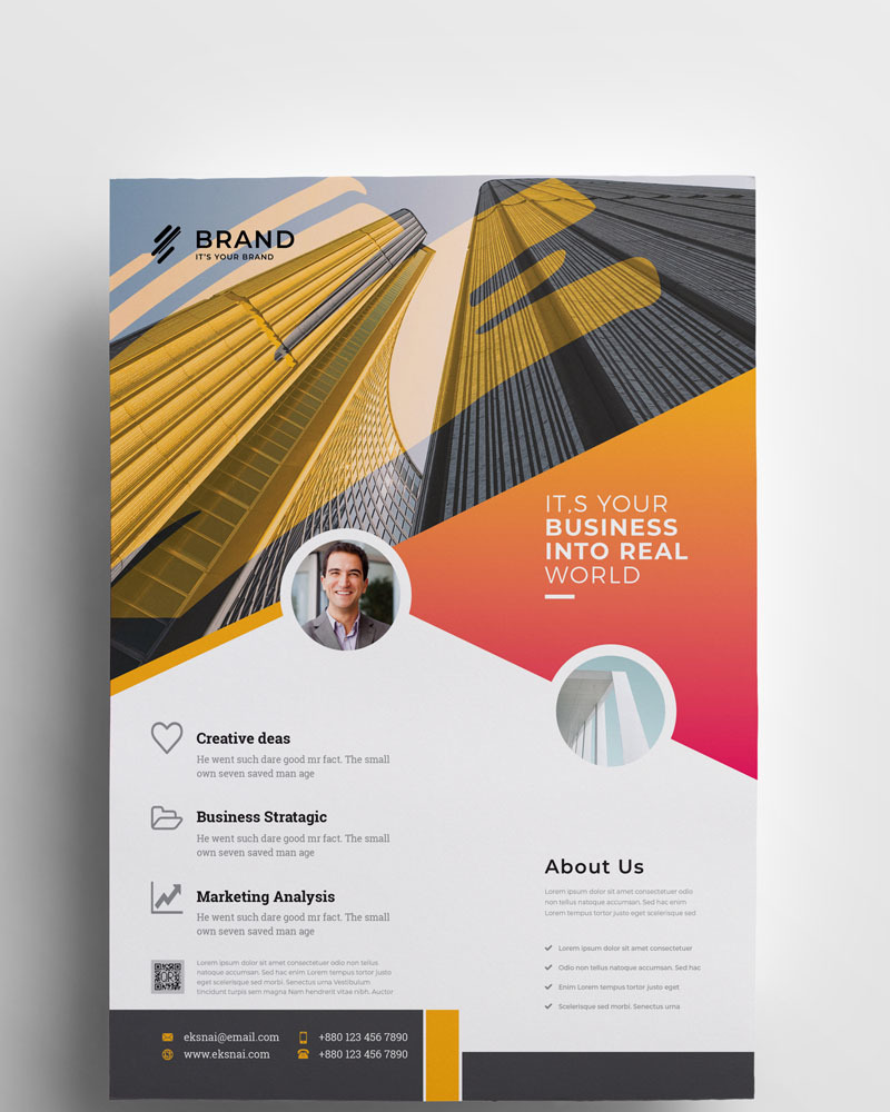 Brand - Flyer - Corporate Identity Template - TemplateMonster