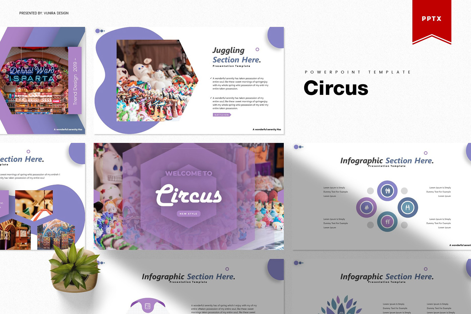 Circus | PowerPoint template #85532 - TemplateMonster