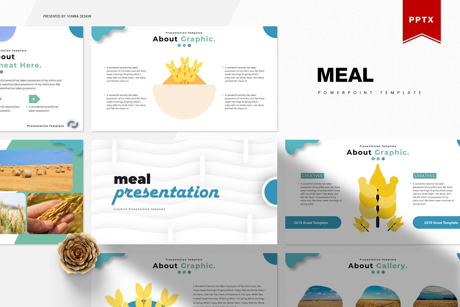 Meal Presentation | PowerPoint template - TemplateMonster
