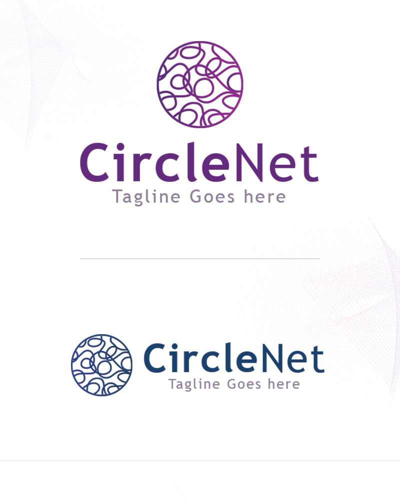 CircleNet Logo Template #85650 - TemplateMonster