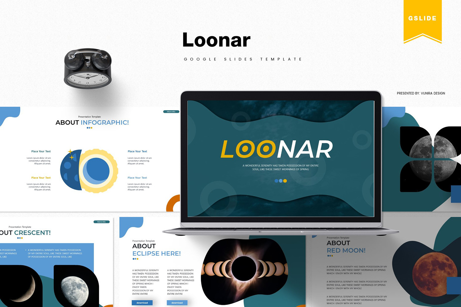 Loonar | Google Slides #85656 - TemplateMonster