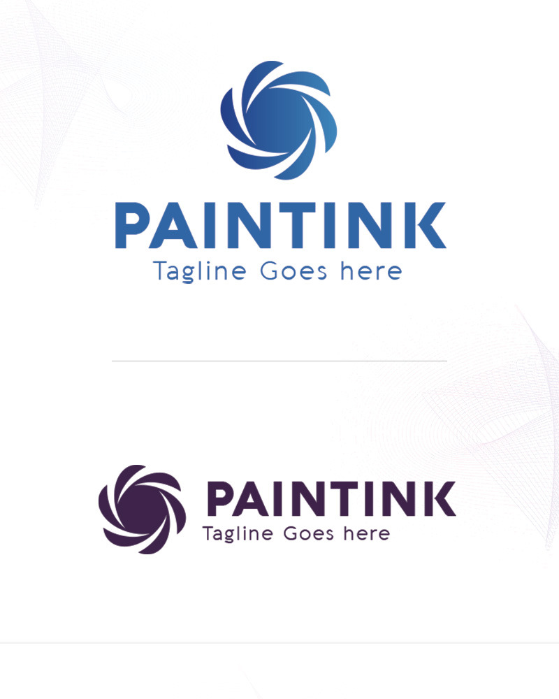 Paintink Logo Template #85646 - TemplateMonster