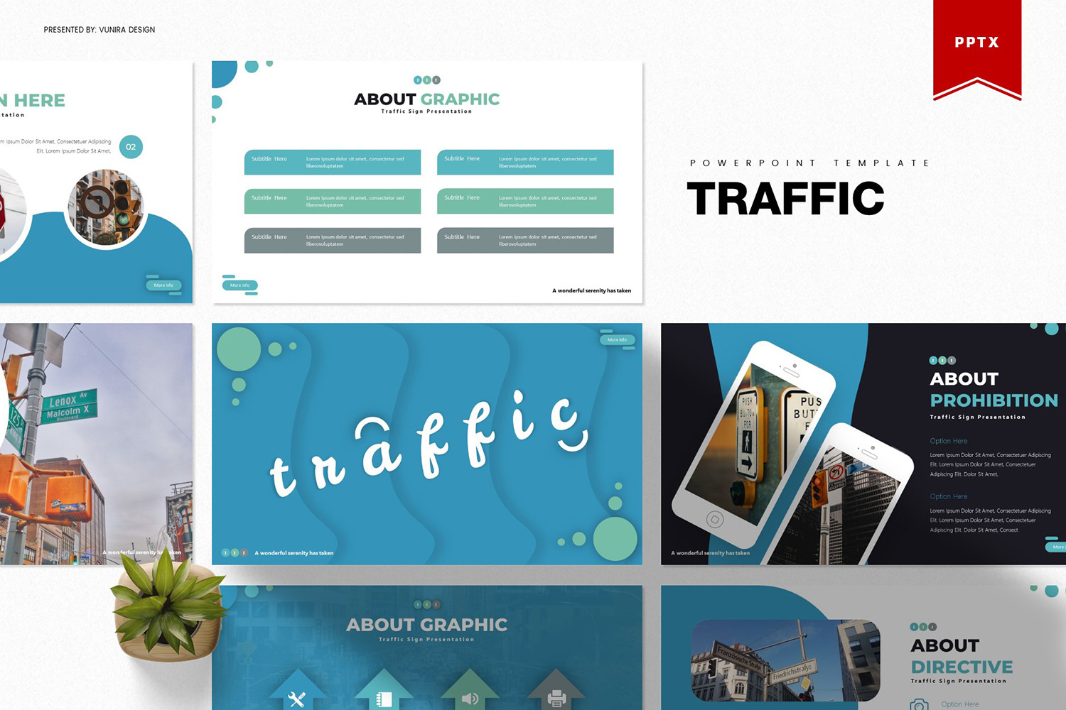 Traffic | PowerPoint template #85614 - TemplateMonster