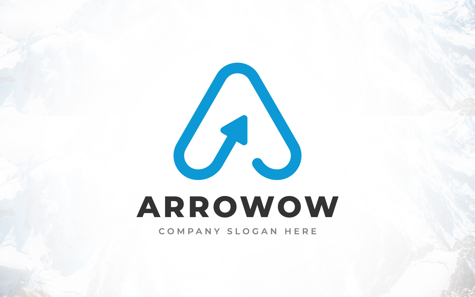 Creative Brand Letter A Arrow Logo Design - TemplateMonster