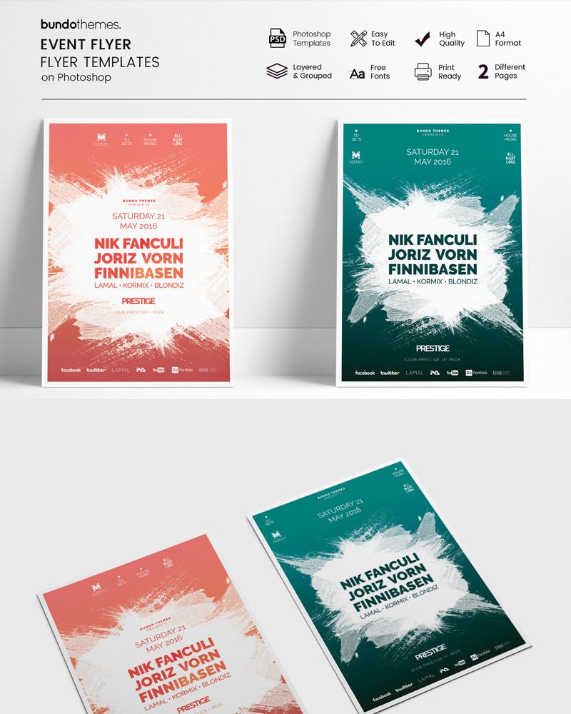 Minimal - Event Flyer - Corporate Identity Template