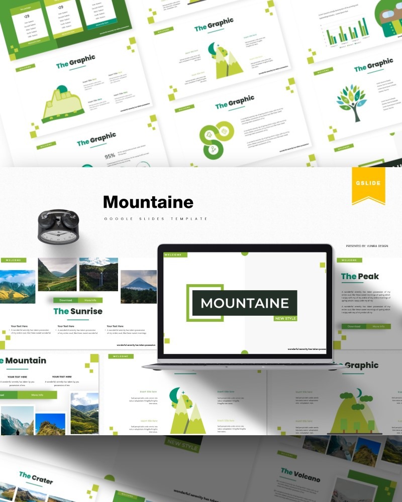 Mountaine | Google Slides #85854 - TemplateMonster