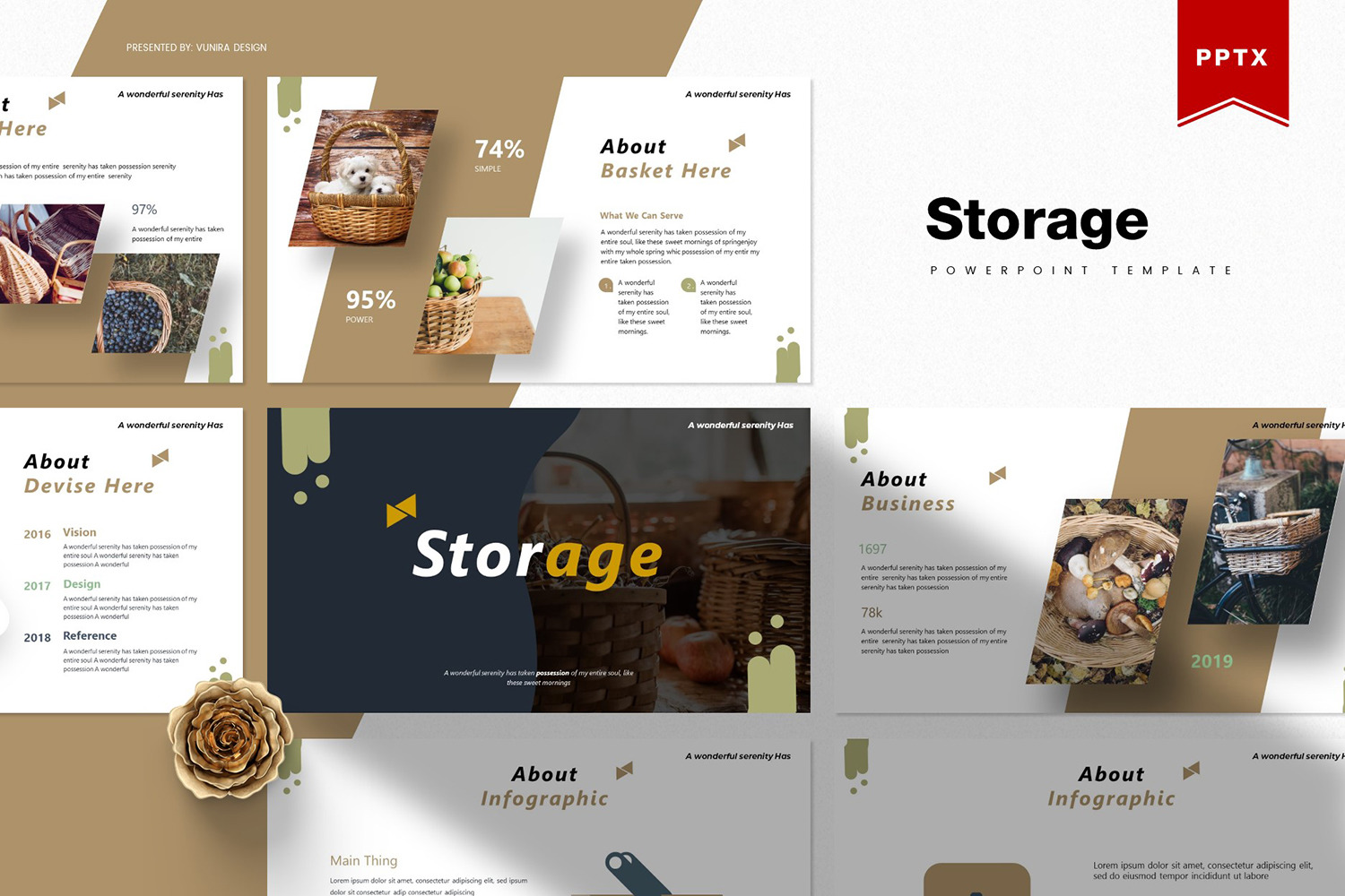 Storage | PowerPoint template #85870 - TemplateMonster