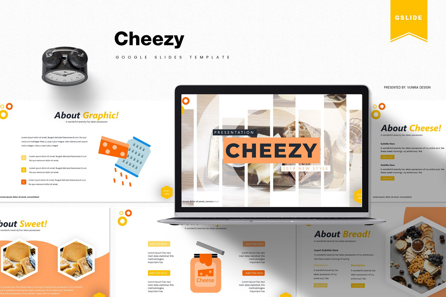 Cheezy | Google Slides #85927 - TemplateMonster
