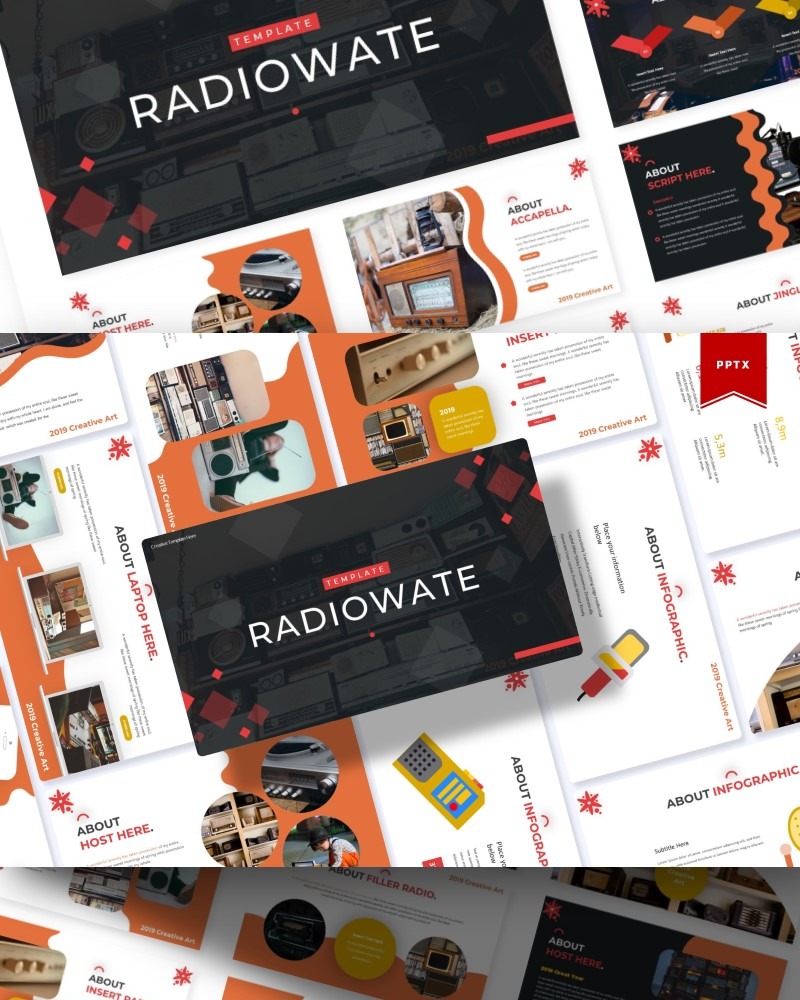Radiowate | PowerPoint Template #85991