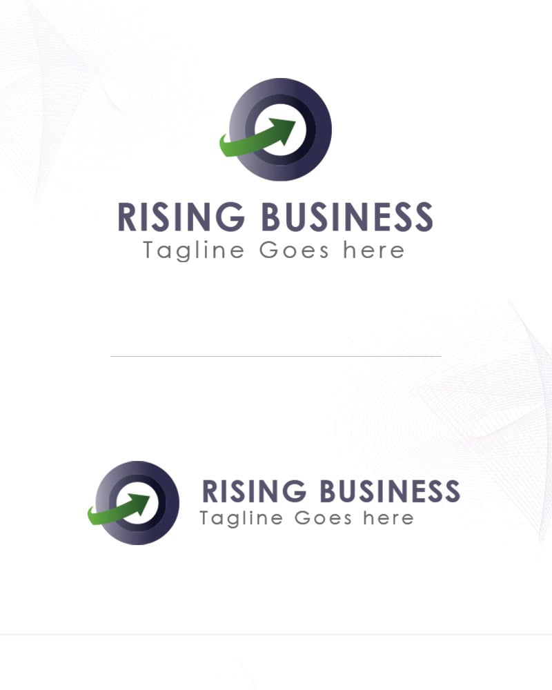 Rising Business Logo Template #85975 - TemplateMonster