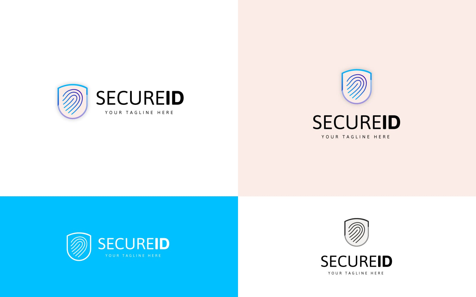 Security ID Logo Template #85970 - TemplateMonster