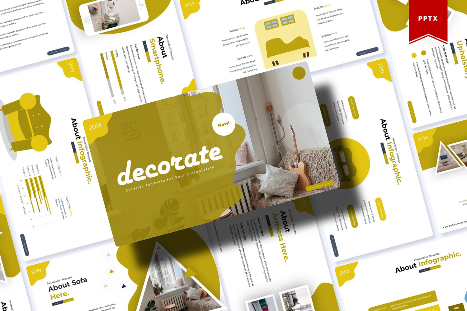 Decorate | PowerPoint template #86030 - TemplateMonster