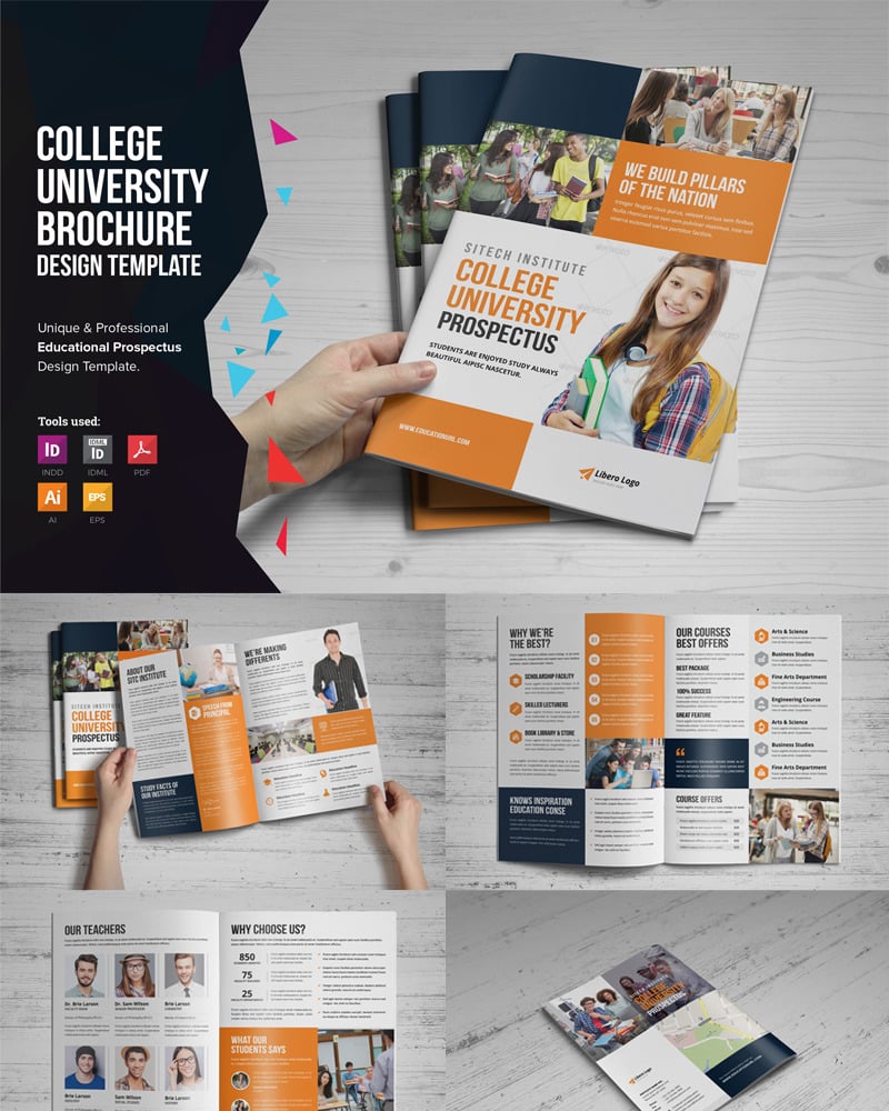 Educator - Education Prospectus Brochure - Corporate Identity Template