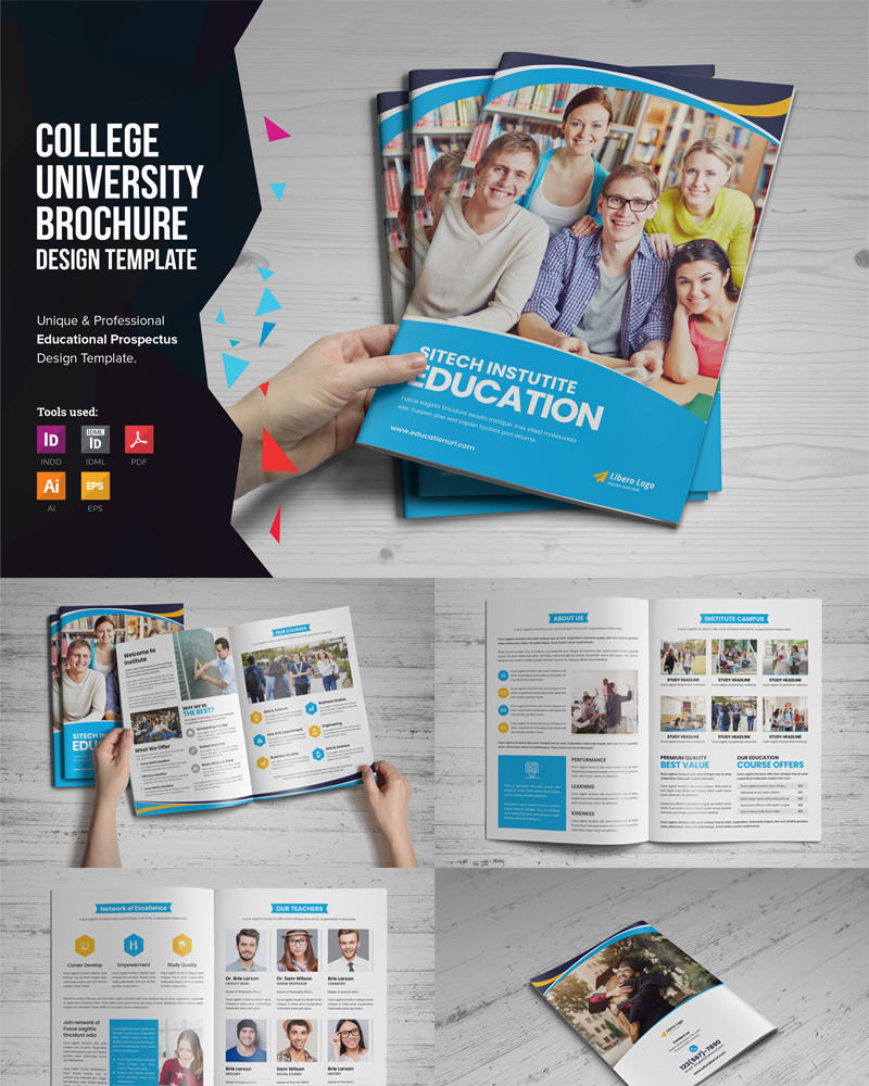 Educure - Education Prospectus Brochure - Corporate Identity Template