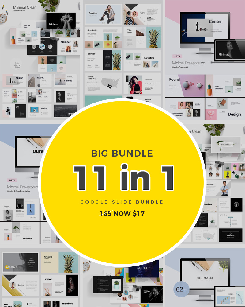 Minimal Pack Google Slides #86139 - TemplateMonster