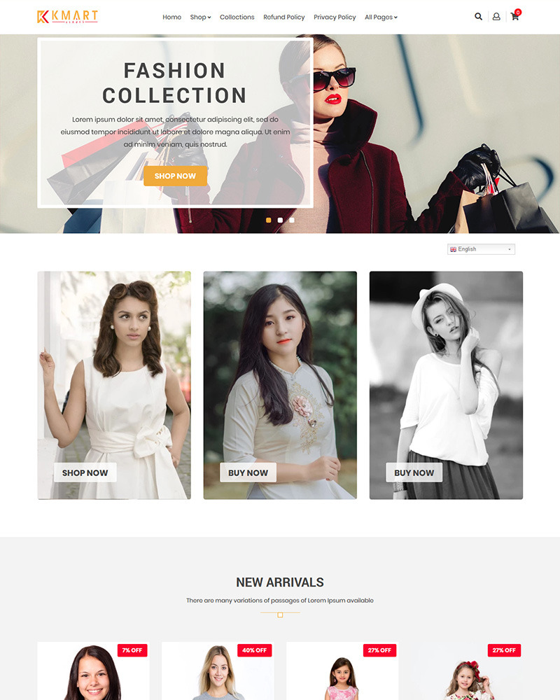 KMART - Multipurpose Shopify Theme #86386 - TemplateMonster