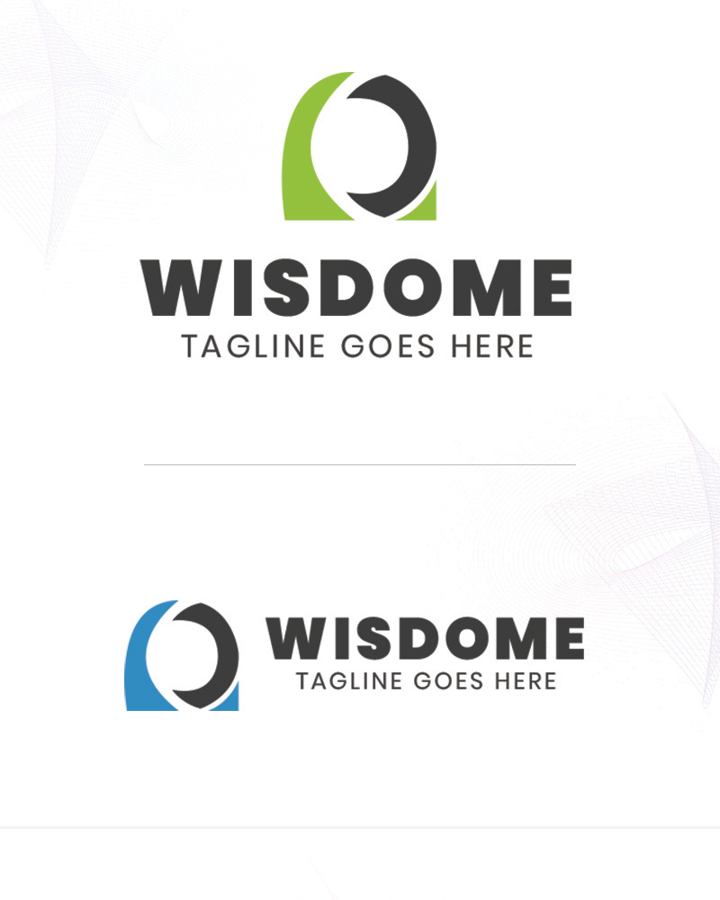 Wisdome Logo Template #86308 - TemplateMonster