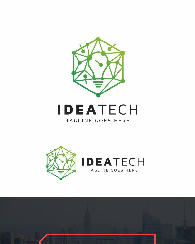 Idea Tech Logo Template #86593 - TemplateMonster