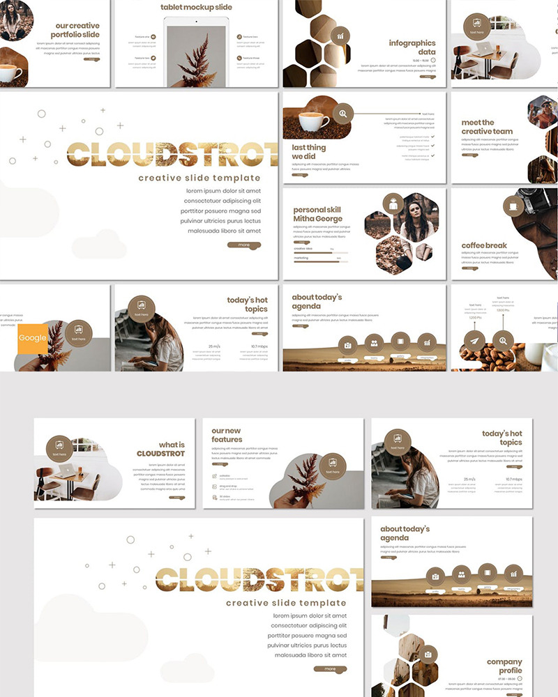 Cloudstrot Google Slides #86835 - TemplateMonster