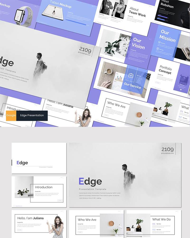 Edge Google Slides #86934 - TemplateMonster