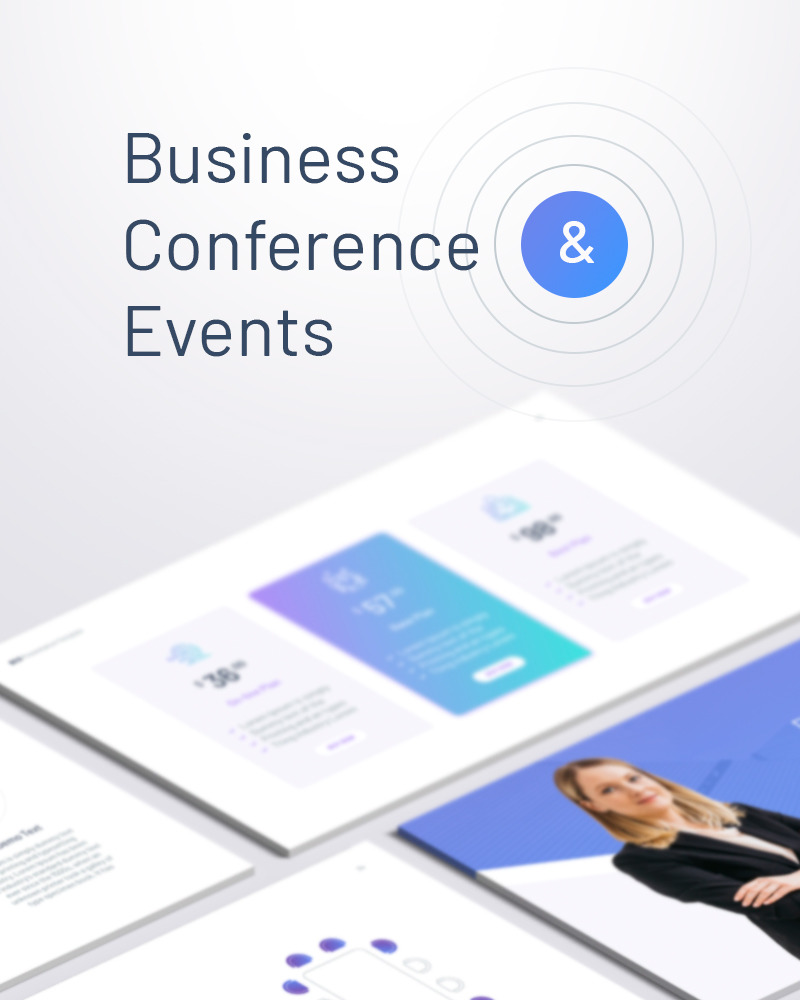 Business Conferences Events Powerpoint Template