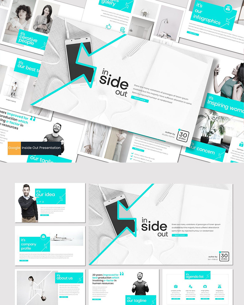 Inside Out Google Slides #87041 - TemplateMonster