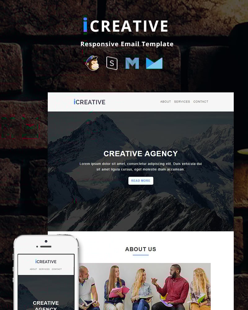 ICreative - Corporate Responsive Newsletter Template