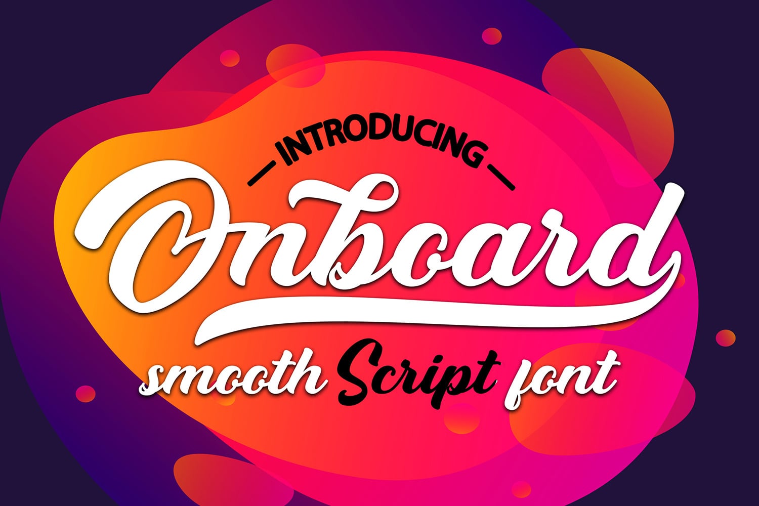 Onboard | Smooth Cursive Font #87218 - TemplateMonster