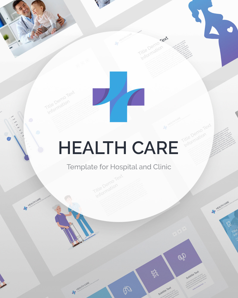 Health Care PowerPoint template #87390 - TemplateMonster