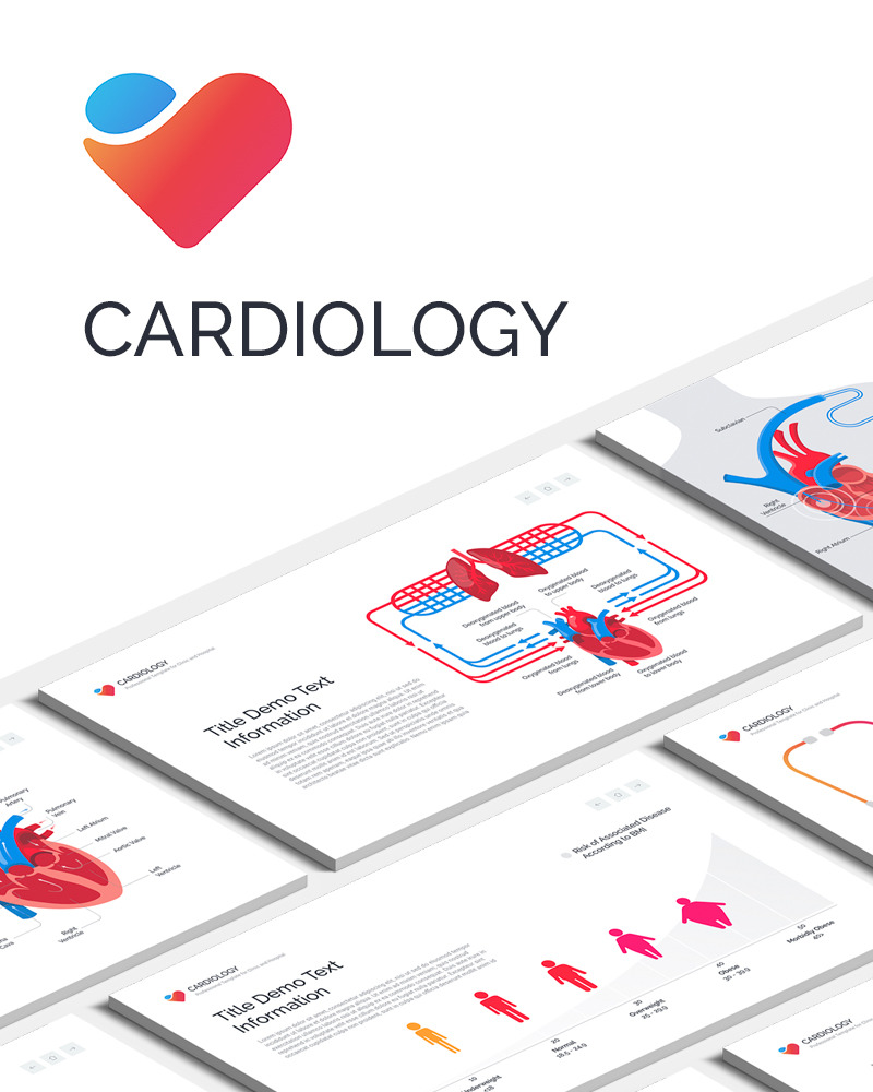 Cardiology Google Slides #87434 - TemplateMonster