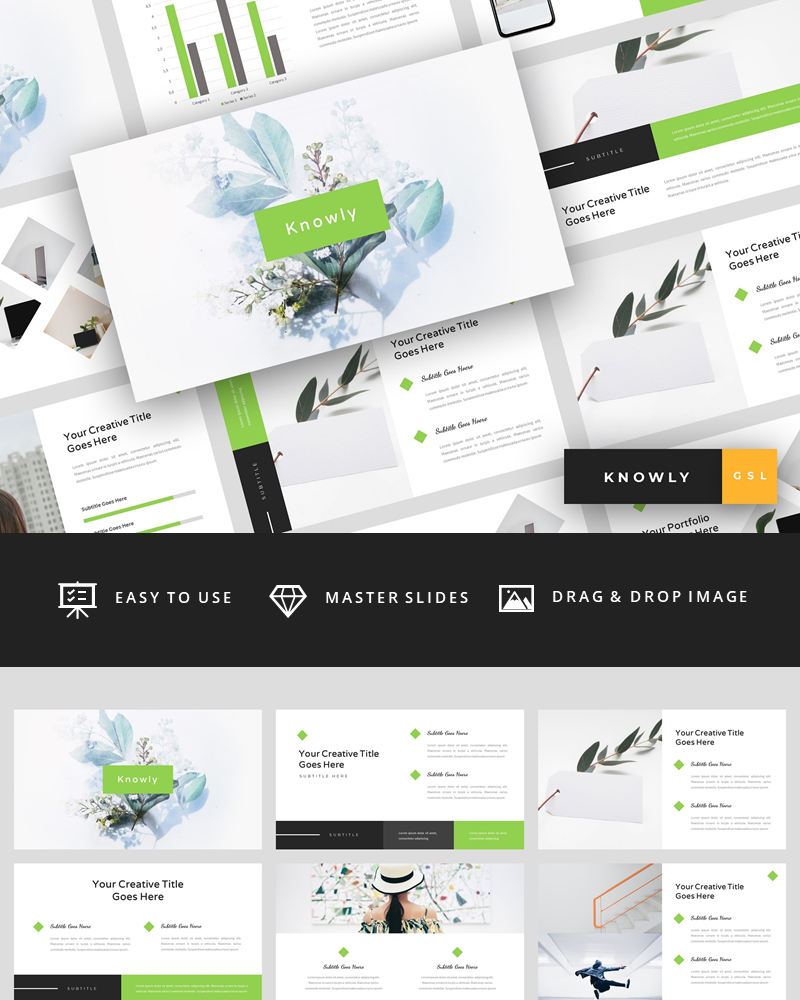 Knowly - Clean Presentation Google Slides - TemplateMonster