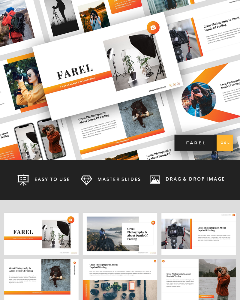 Farel - Photography Presentation Google Slides