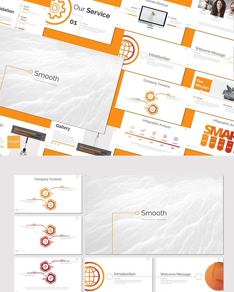 Smooth Google Slides #88095 - TemplateMonster