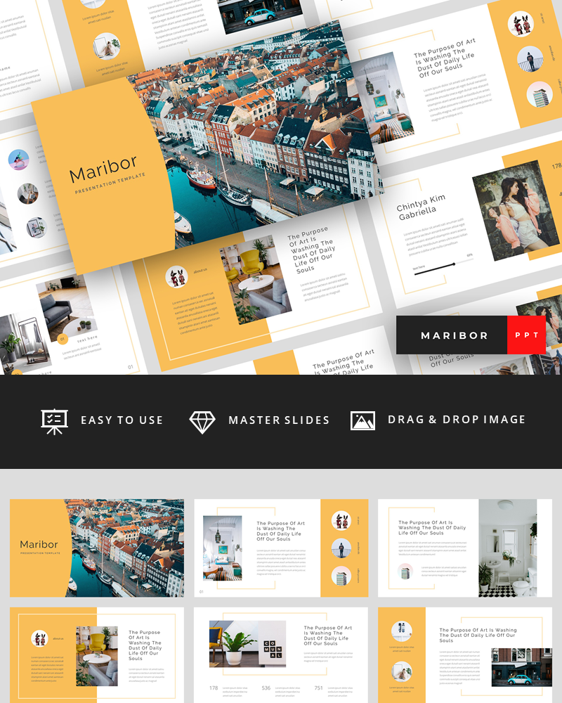 Maribor - Creative Presentation PowerPoint template Maribor - Creative Presentation PowerPoint template