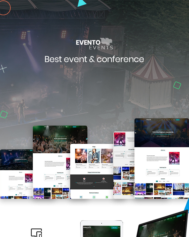 Evento - The Event Landing Page Template - TemplateMonster