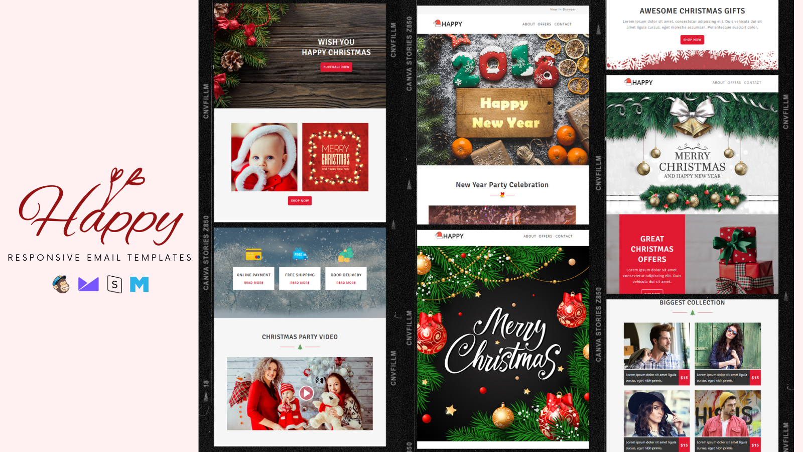 Happy Newsletter Template #88373 - TemplateMonster