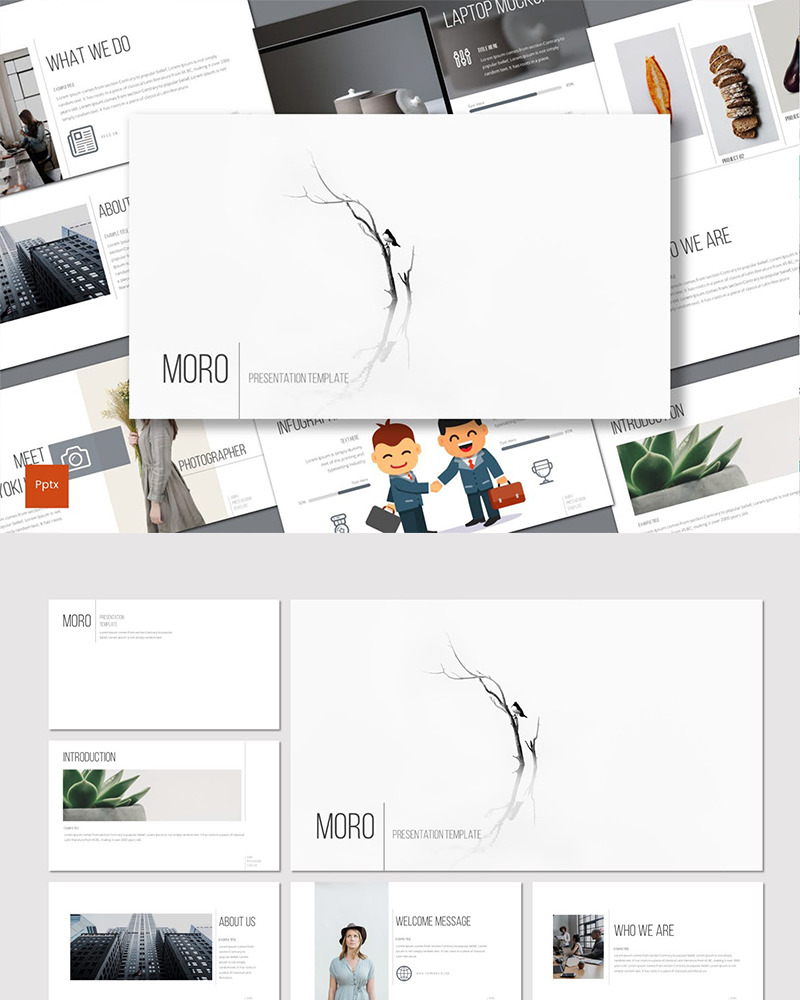 Moro PowerPoint template #88450 - TemplateMonster