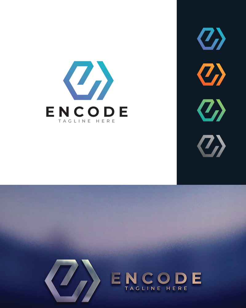 Encode Logo Template #88527 - TemplateMonster