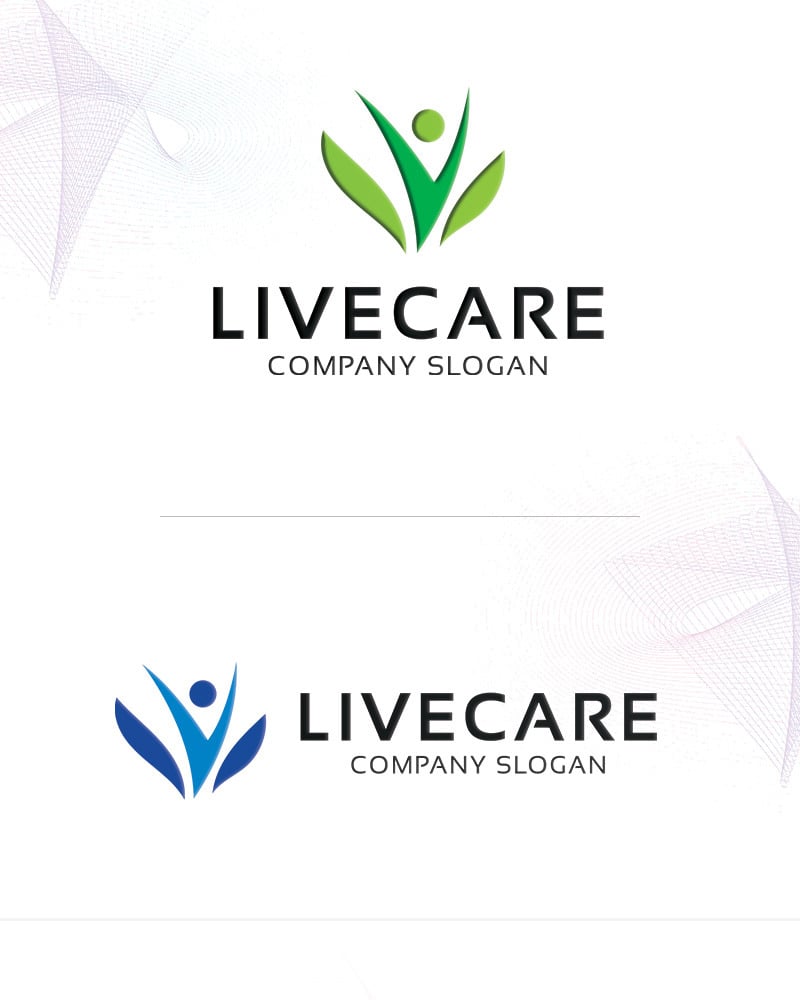 Livecare Logo Template #88522 - TemplateMonster