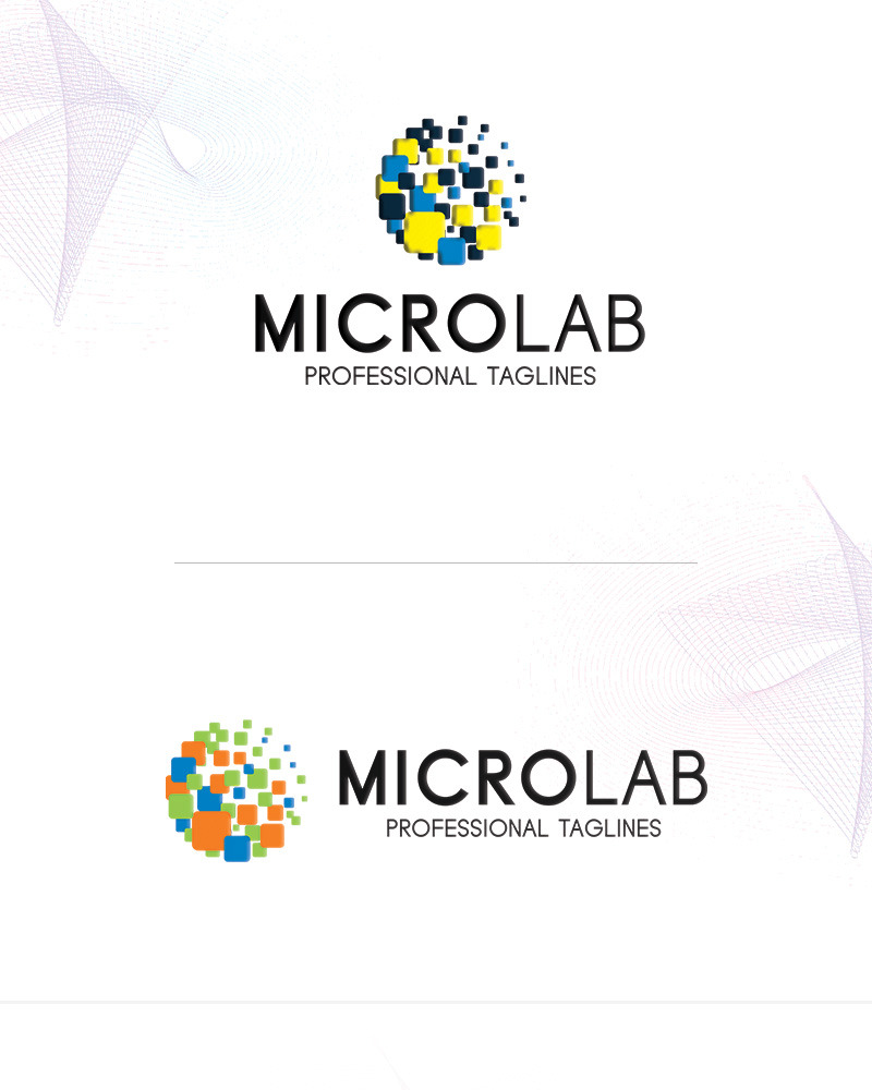 MicroLab Logo Template #88520 - TemplateMonster