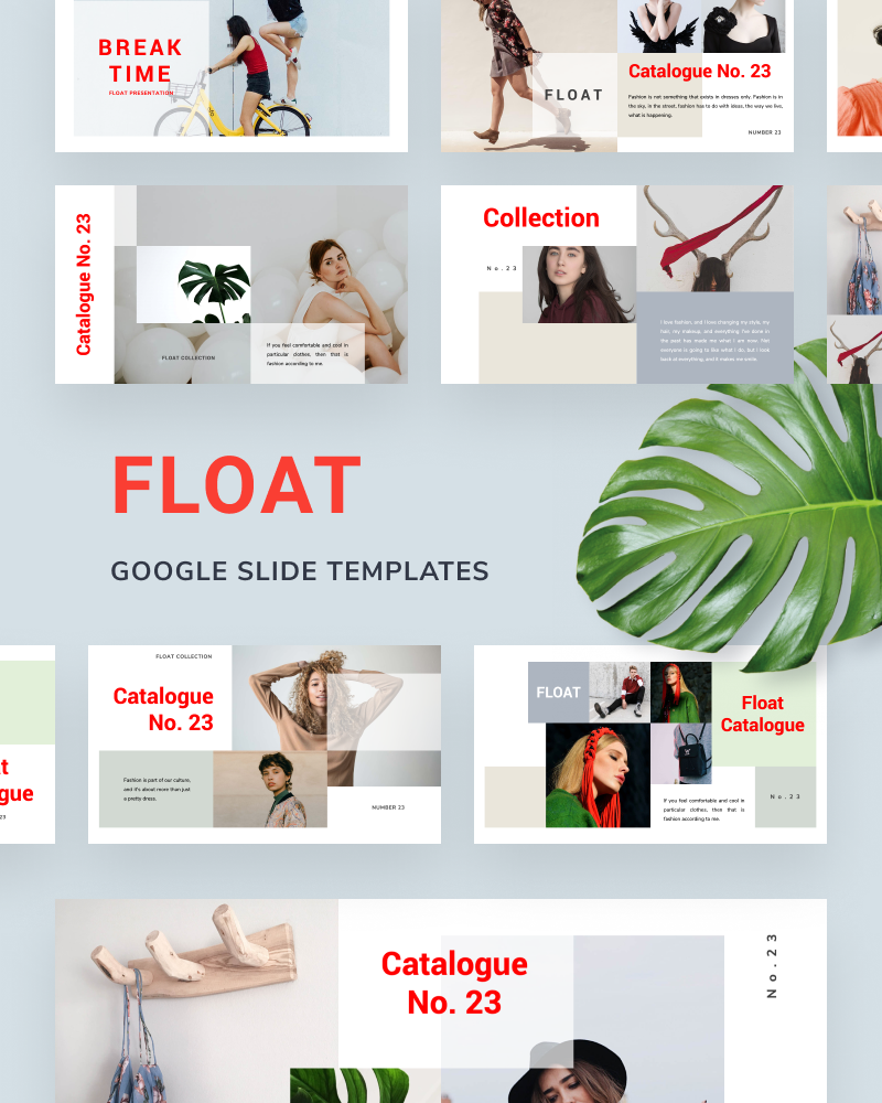 FLOAT Google Slides #88660 - TemplateMonster