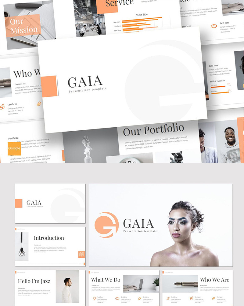 Gaia Google Slides #88646 - TemplateMonster