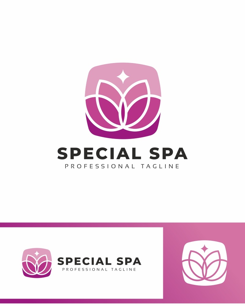 Special Spa Logo Template #88727 - TemplateMonster